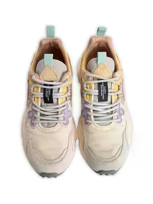 FLOWER MOUNTAIN Yamano Paneled Sneakers - Neutrals