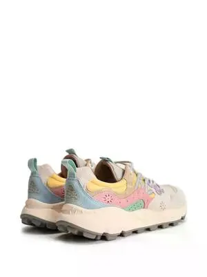 FLOWER MOUNTAIN Yamano Paneled Sneakers - Neutrals