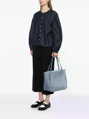AGNES B. Large Origami Tote - Blue