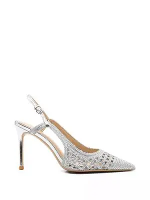 CHICONIC Crystal-embellished Mules