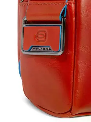 PIQUADRO Leather Crossbody Bag - Orange