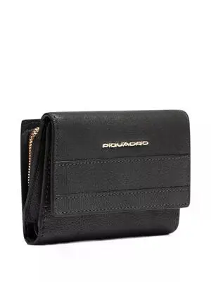 PIQUADRO Leather Wallet - Black