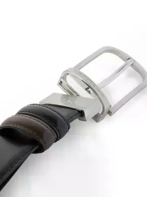 PIQUADRO Leather Belt - Brown