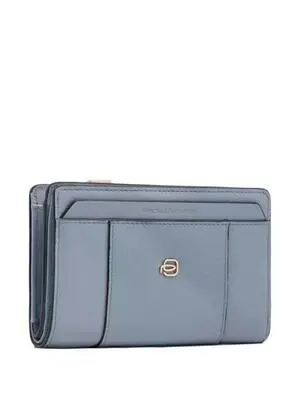 PIQUADRO Zip Closure Wallet - Blue