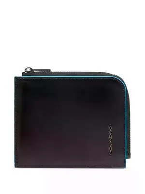 PIQUADRO Zip-up Cardholder - Black