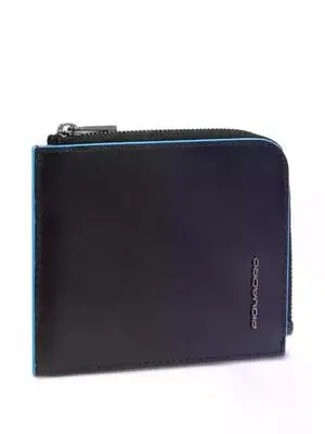 PIQUADRO Zip-up Cardholder - Black