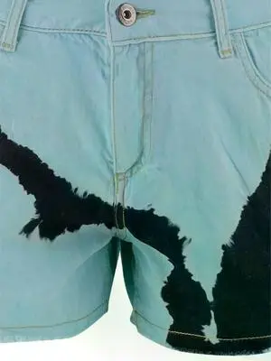 DON'T @ ME Tie-dye Denim Shorts