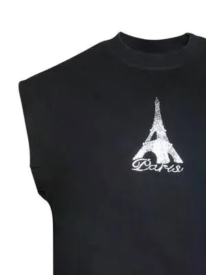 Vetements Crystal Paris Sleeveless T-shirt