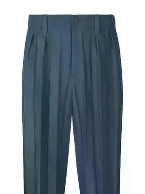 Issey Miyake Edge Pleated Trousers