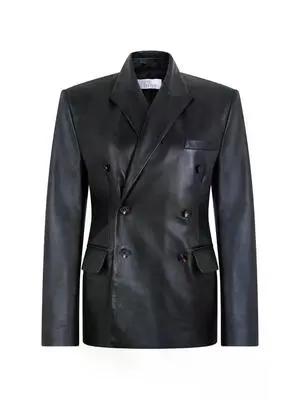 Giuseppe Di Morabito Double-breasted Leather Blazer