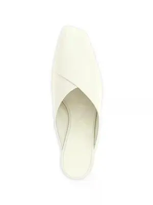 Vicini Lavenue Leather Mules - White