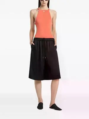 COURREGES Cut-out One-piece Swimsuit - Orange
