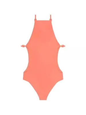 COURREGES Cut-out One-piece Swimsuit - Orange