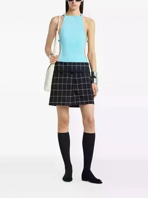 COURREGES Cut-out Swimsuit - Blue