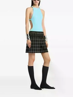 COURREGES Cut-out Swimsuit - Blue