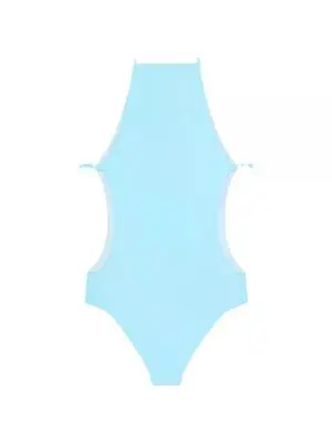 COURREGES Cut-out Swimsuit - Blue