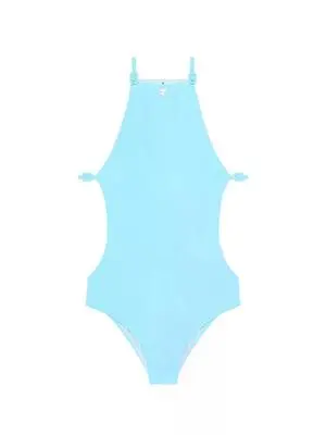 COURREGES Cut-out Swimsuit - Blue