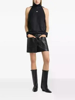 COURREGES Logo-detail Sweatshirt - Black