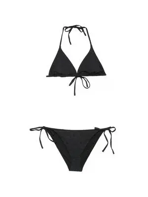 Polo Ralph Lauren Logo-detail Triangle Bikini - Black