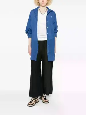 Polo Ralph Lauren Polo Pony Boyfriend Shirt - Blue
