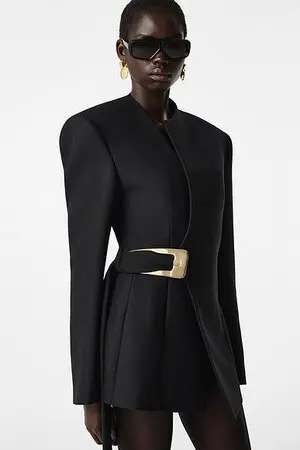 Revolve Sonya Tailored Jacket With Buckle Detail