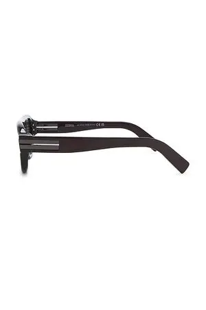 Zegna Geometric Sunglasses - Brown