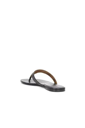 Khaite Archer Thong Sandal - Black