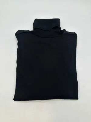 DECADRE Turtleneck Wool And Silk Sweater - Black