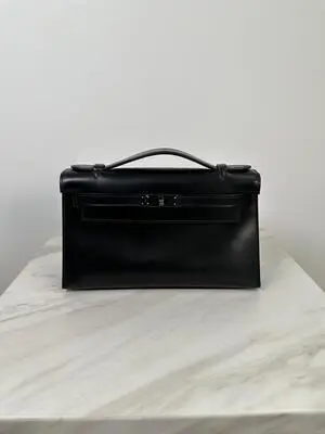 Hermès Kelly So Box Leather - Black