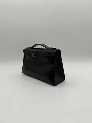 Hermès Kelly So Box Leather - Black