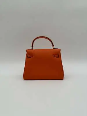 Hermès Kelly Swift Palladium Hardware - Orange