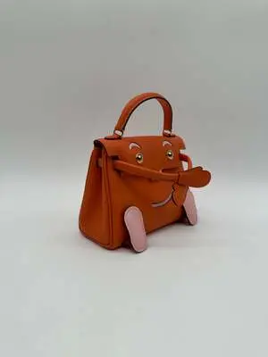 Hermès Kelly Swift Palladium Hardware - Orange