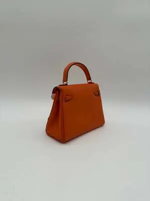 Hermès Kelly Swift Palladium Hardware - Orange