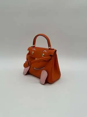 Hermès Kelly Swift Palladium Hardware - Orange