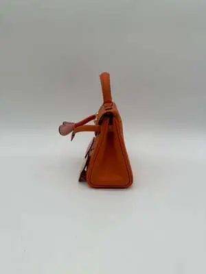 Hermès Kelly Swift Palladium Hardware - Orange