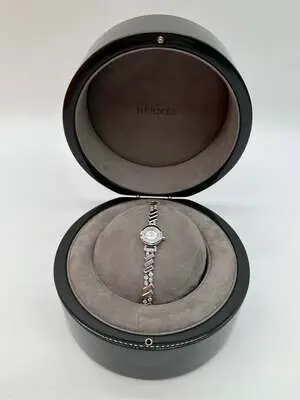 Hermès Montre Faubourg Polka 15mm Watch - Silver
