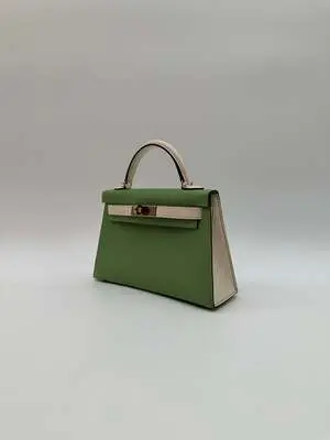 Hermès Mini Kelly Chevre Leather With Palladium Hardware - Multi