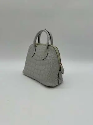 Hermès Bolide In Matte Alligator With Gold Hardware