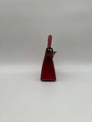 Hermès Mini Kelly Rouge Piment Box Leather - Red