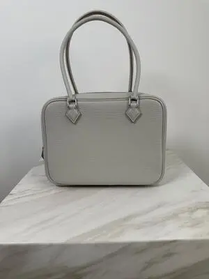 Hermès Plume Chevre Gris Perle - Grey