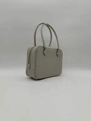 Hermès Plume Chevre Gris Perle