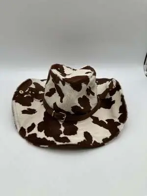 Miu Miu Printed Leather Cowboy Hat - Multi