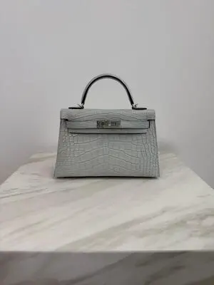 Hermès Mini Kelly - Grey