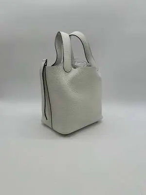 Hermès Picotin - White