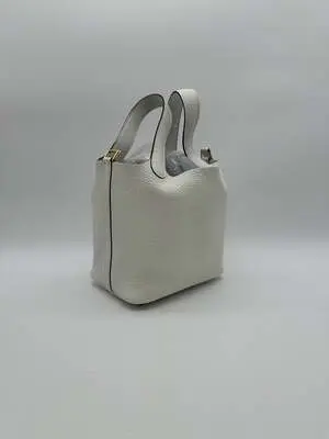 Hermès Picotin - White