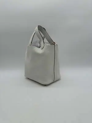 Hermès Picotin - White