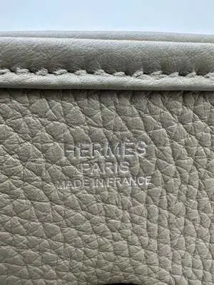 Hermès Evelyne Iii Sauge Taurillon Clemence With Palladium Hardware - Green