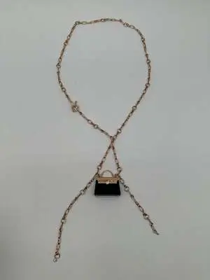 Hermès Précieux Kelly Long Pendant 49d 0.47ct