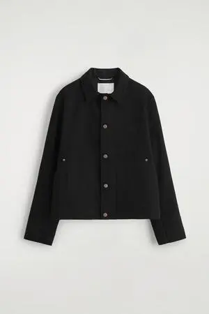Cos Relaxed Selvedge Jean Jacket - Black