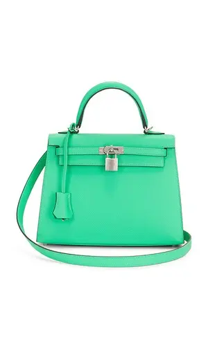 Undefined Hermes Epsom Kelly 25 Sellier Handbag - Vert Comics